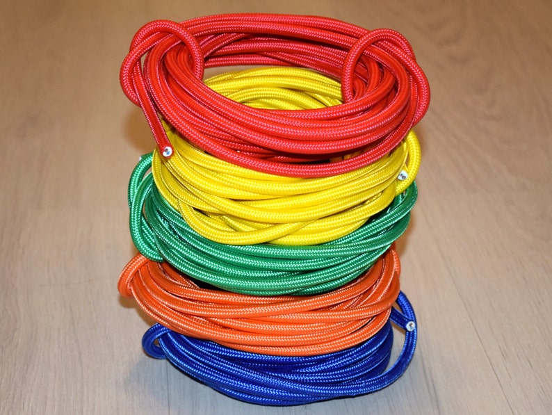 Textile Cable 10-100meters 33-330ft Fabric Covered Wire - Etsy