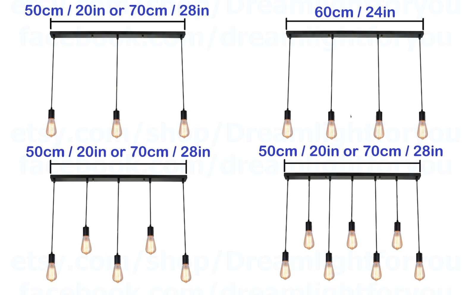 Multi Light Linear Ceiling Pendant Light 3 5 7 Light Ceiling Bar Light ...