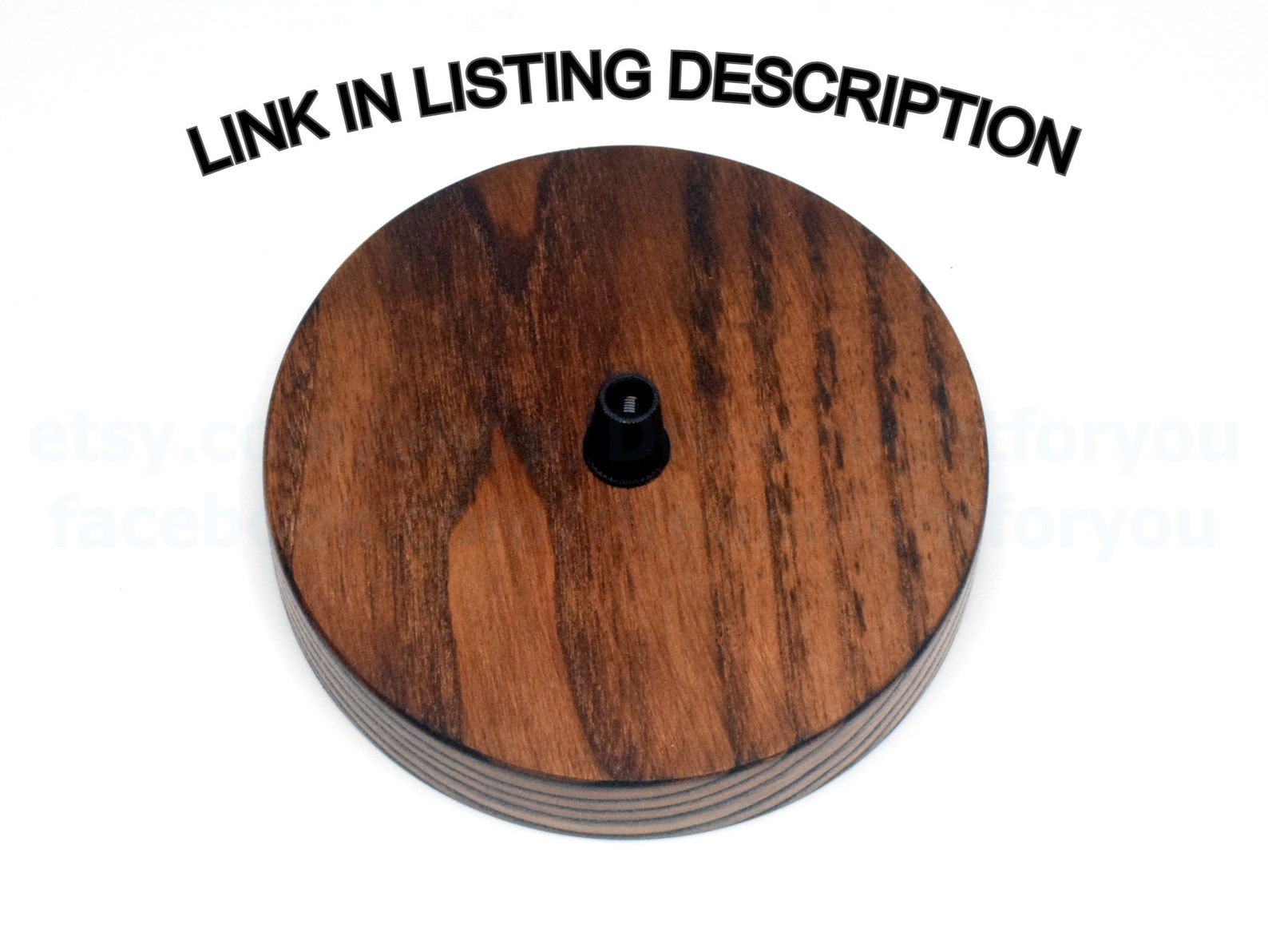 Dark Wooden Ceiling Rose 2-12 Port Ceiling Canopy Timber - Etsy