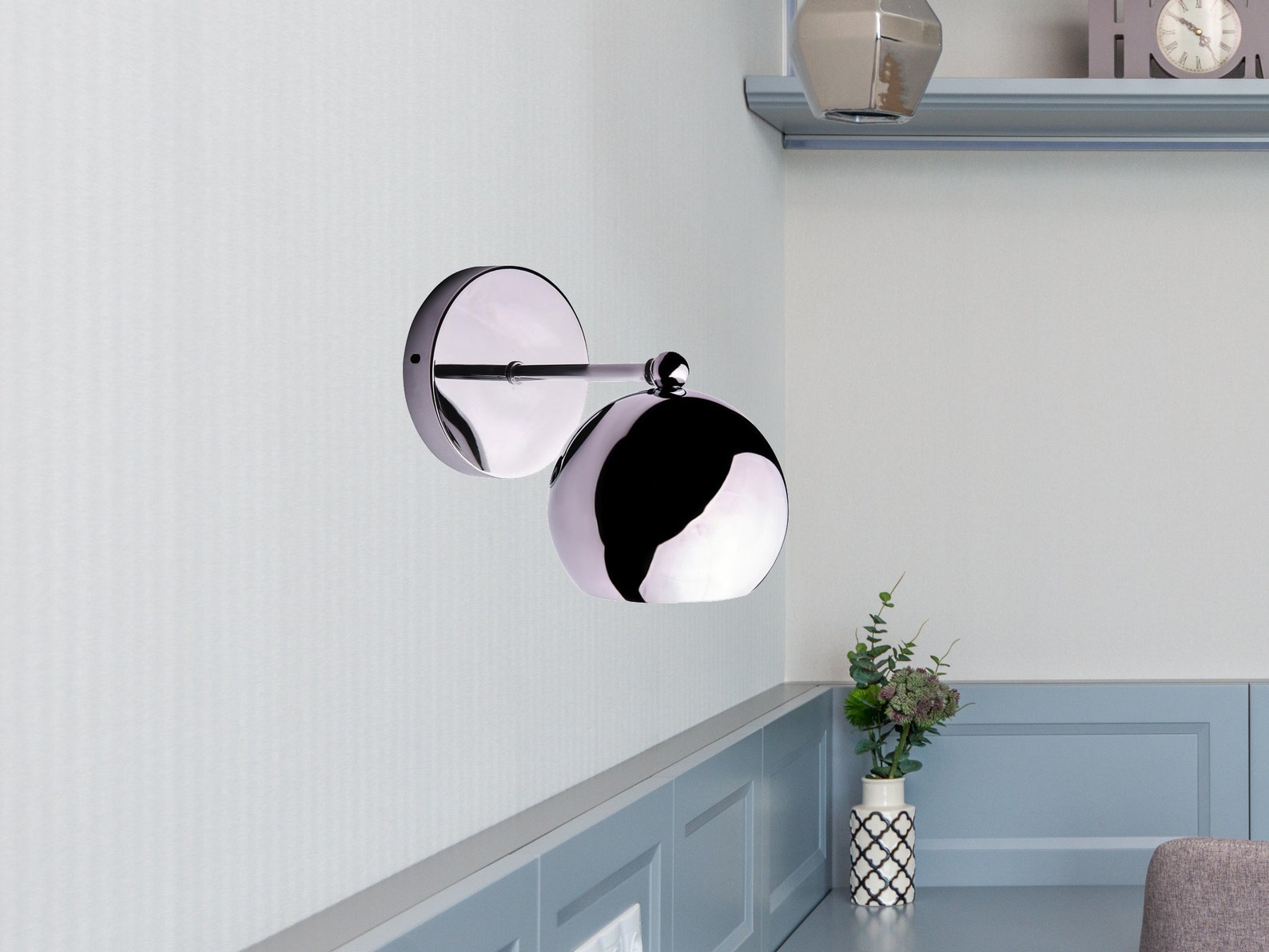 Rose wall sconce Compact Wall sconces light set Pink sconce | Etsy