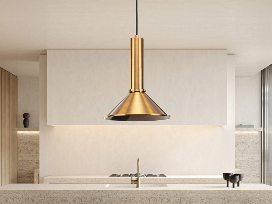 Cone Shaped Pendant Light for Kitchen Island Light Kitchen Bar Pendant ...