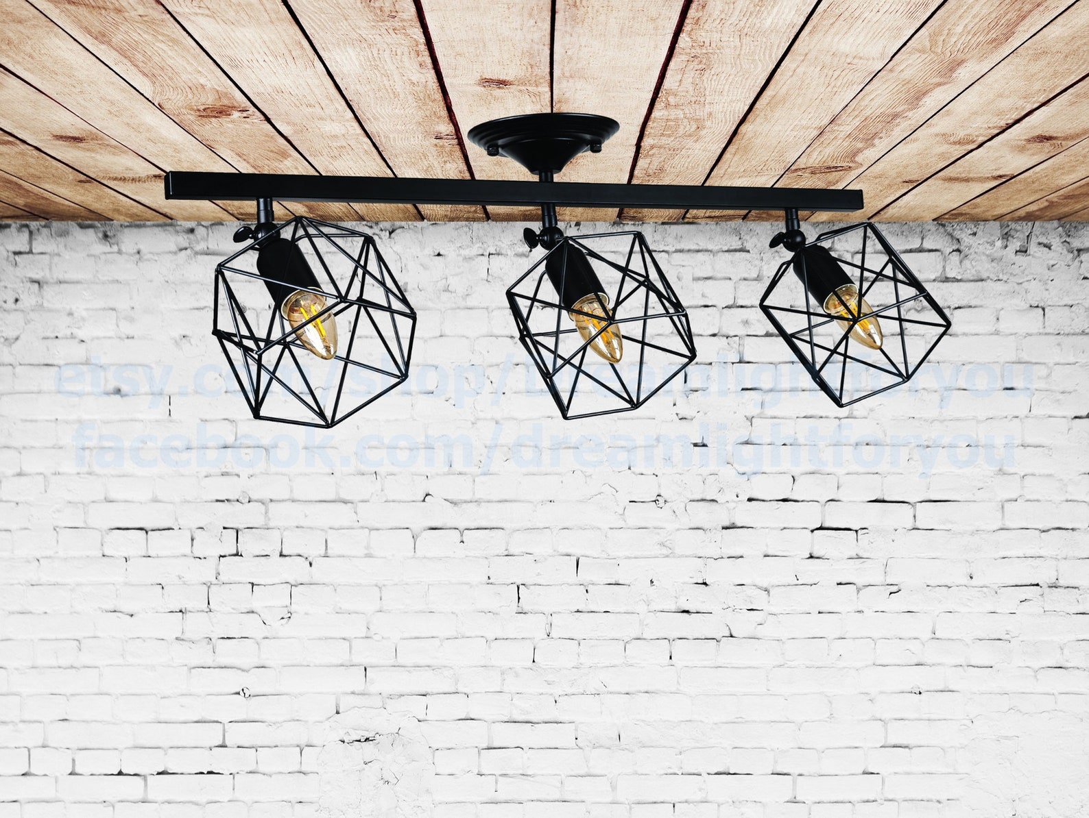 3 Light Cluster Pendant Lighting White Triple Chandelier 3 | Etsy