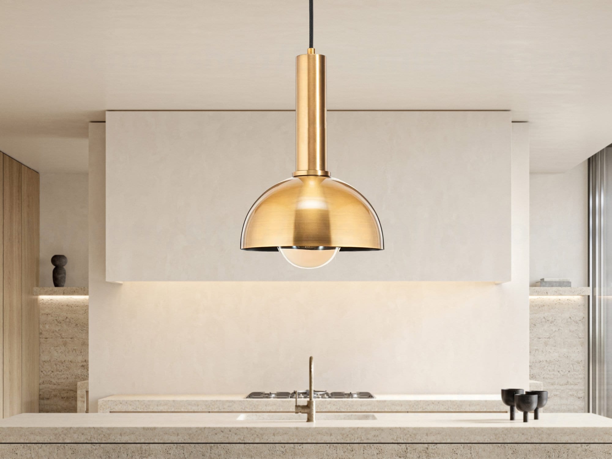 Kitchen Bar Pendant Lights Half Sphere Pendant Light for Kitchen Island ...