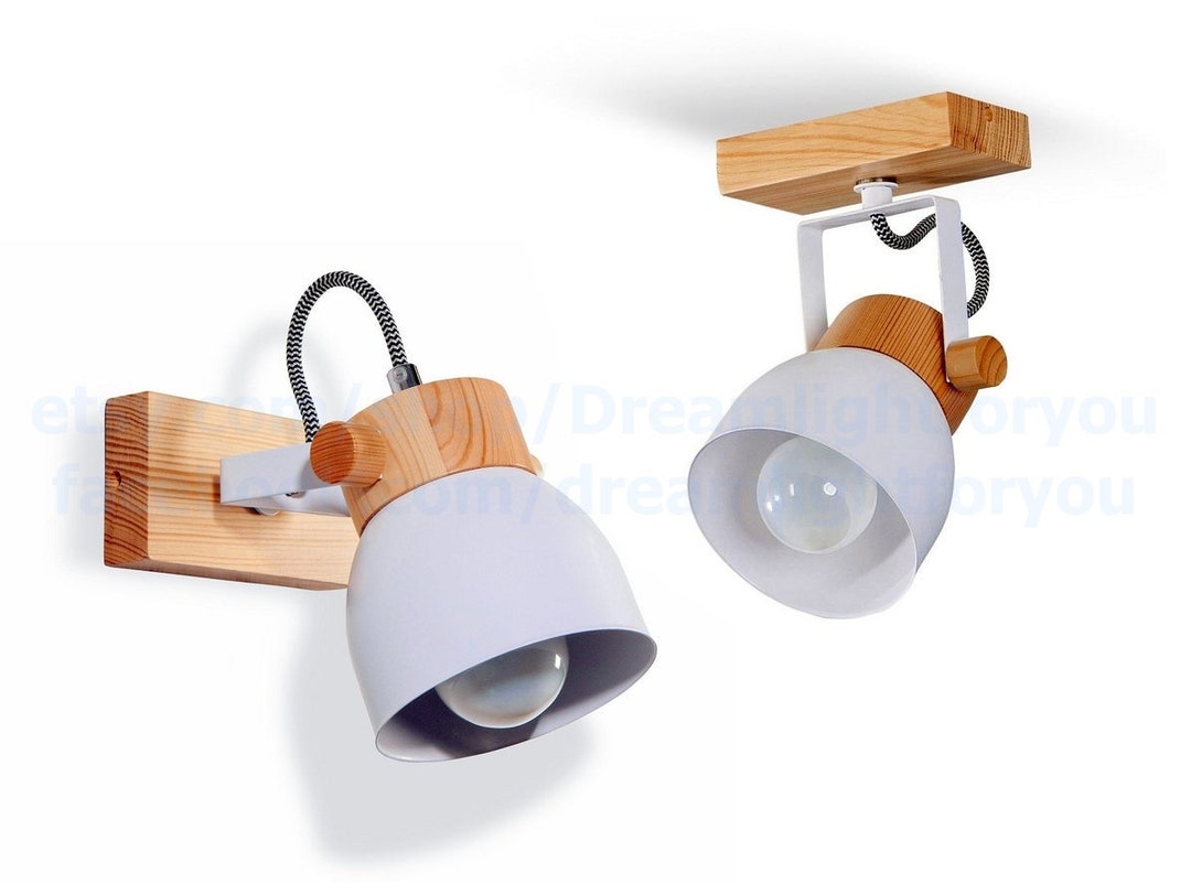 Modern Wall Sconce Ceiling Light Wooden Wall Sconces Lighting Sconce ...