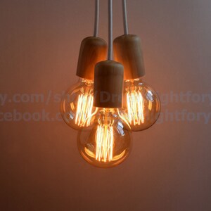 Dark Wood Light Socket Pendant Light Hanging Light Socket - Etsy