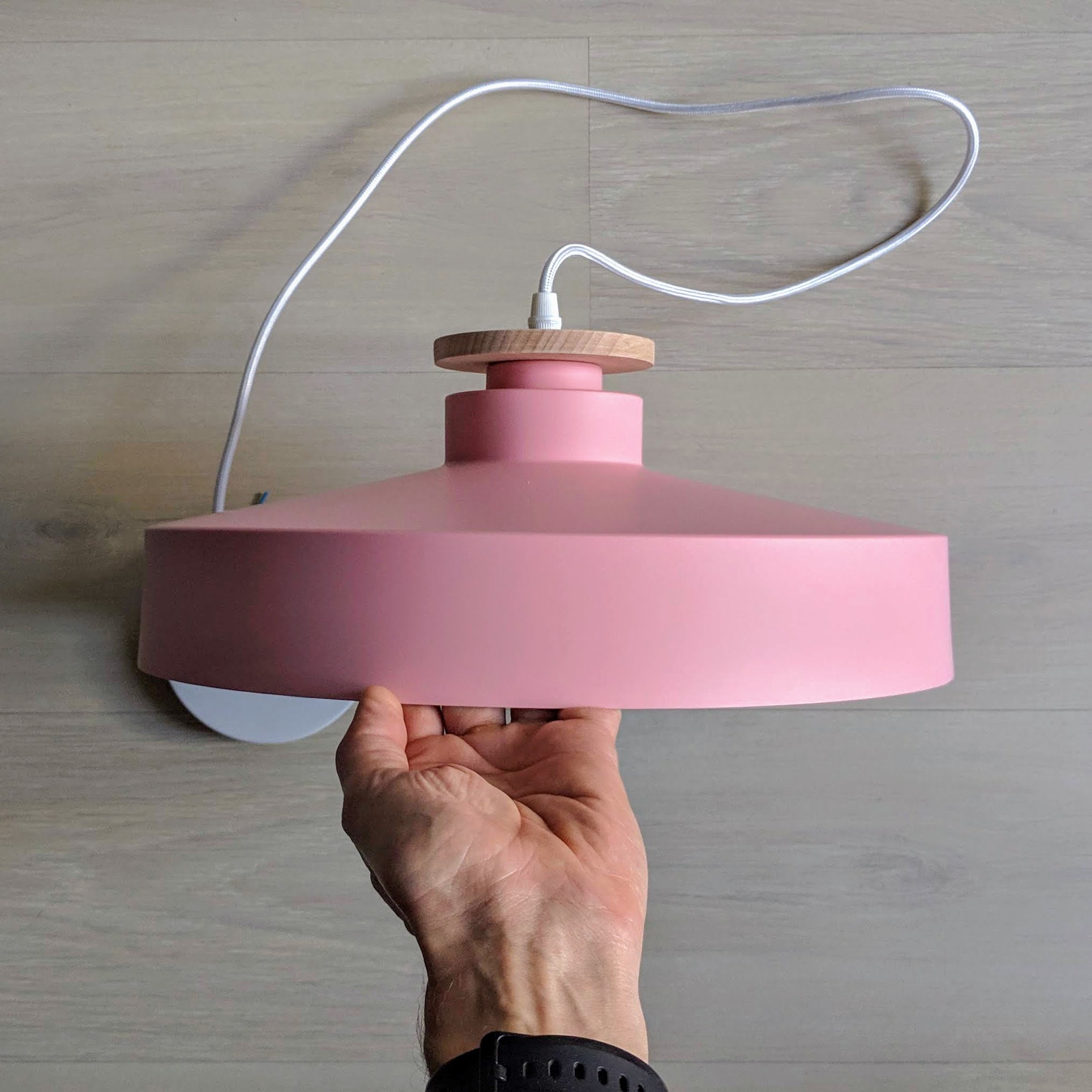 Girls Room Lighting Pink pendant light Scandinavian pendant | Etsy