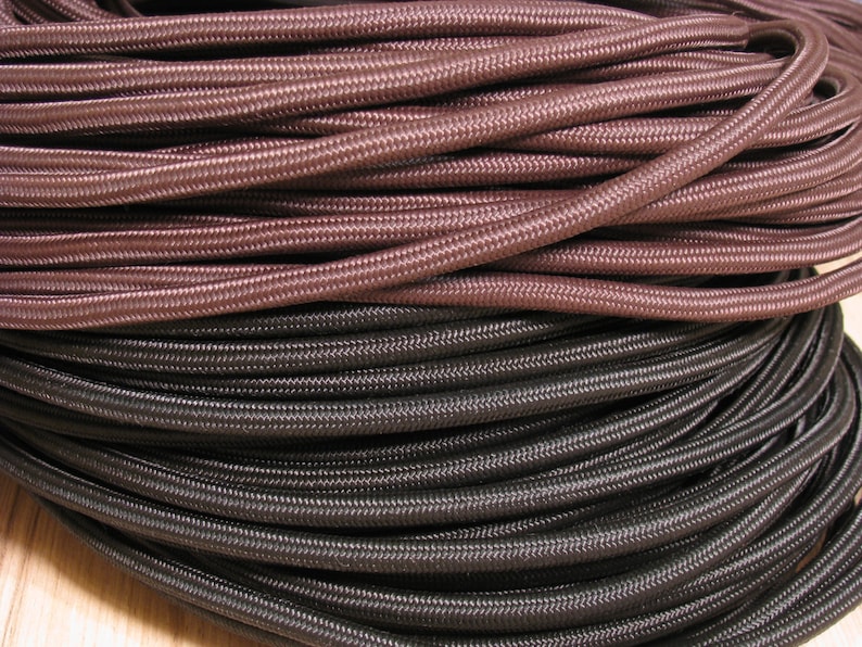 Textile Cable 10-100meters 33-330ft Fabric Covered Wire | Etsy