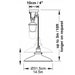 Counterweight Pendant Light Pulley Pendant Light Copper Pendant ...