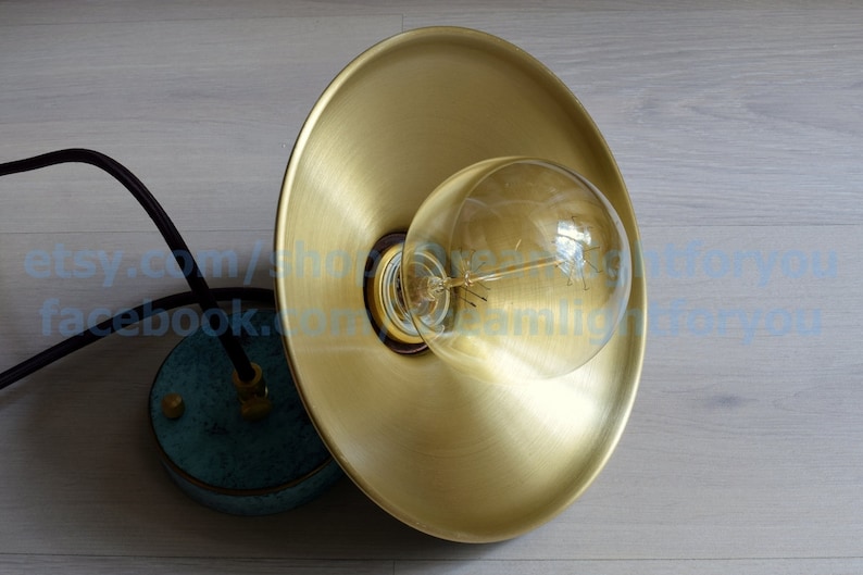 Brass Patina Pendant Lighting Vintage Chandelier Lighting Gold - Etsy