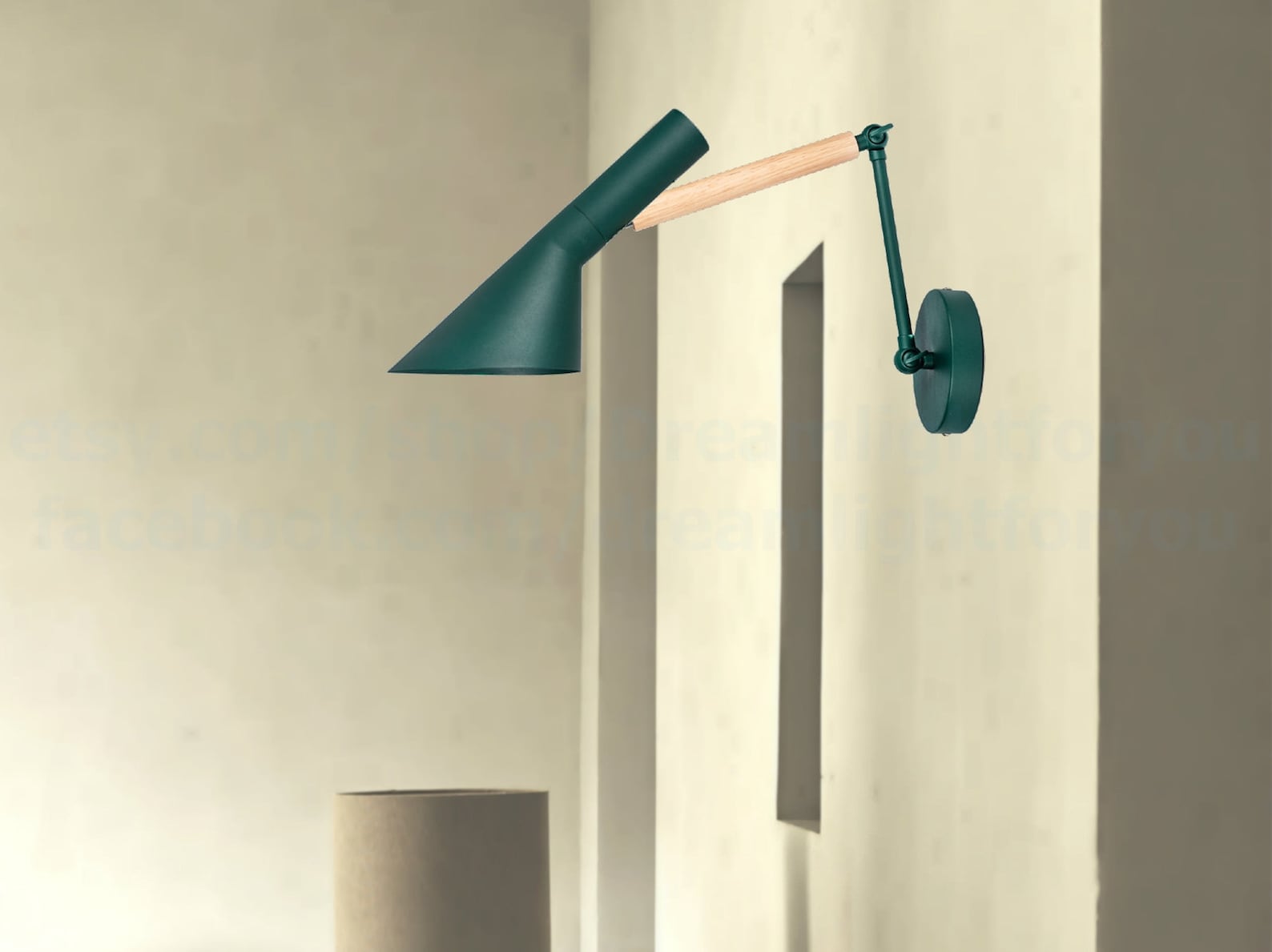 Green Wall Sconce Light Vintage Adjustable Sconce Bedside Lighting ...