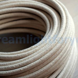Cotton Textile Cable 1-25m (3-80ft) Fabric Covered Wire Fabric Lamp ...