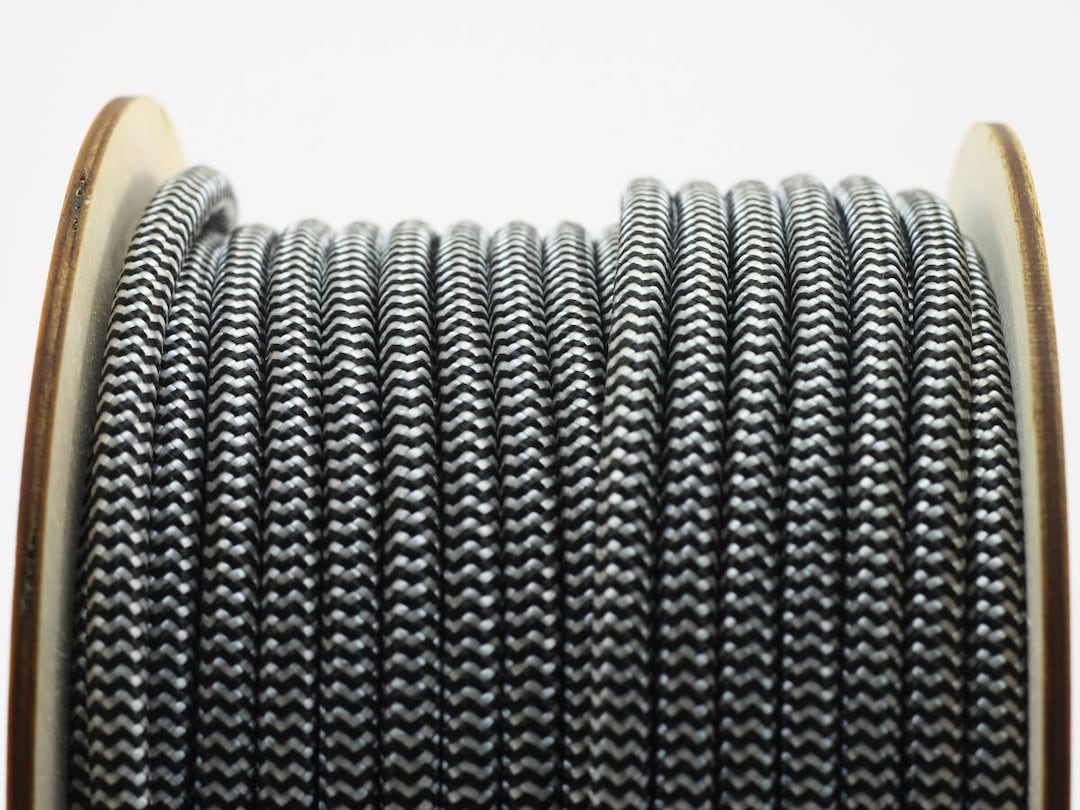 Chevron Pattern Textile Cable 1-25m (3-80ft) Fabric Covered Wire AWG ...