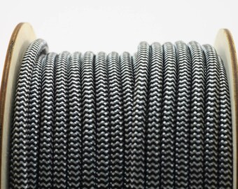 Cotton Textile Cable 1-25m 3-80ft Fabric Covered Wire | Etsy