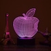 Apple 3D Night Lamp Illusion Light LED Night Light Mac Desk Lamp ...