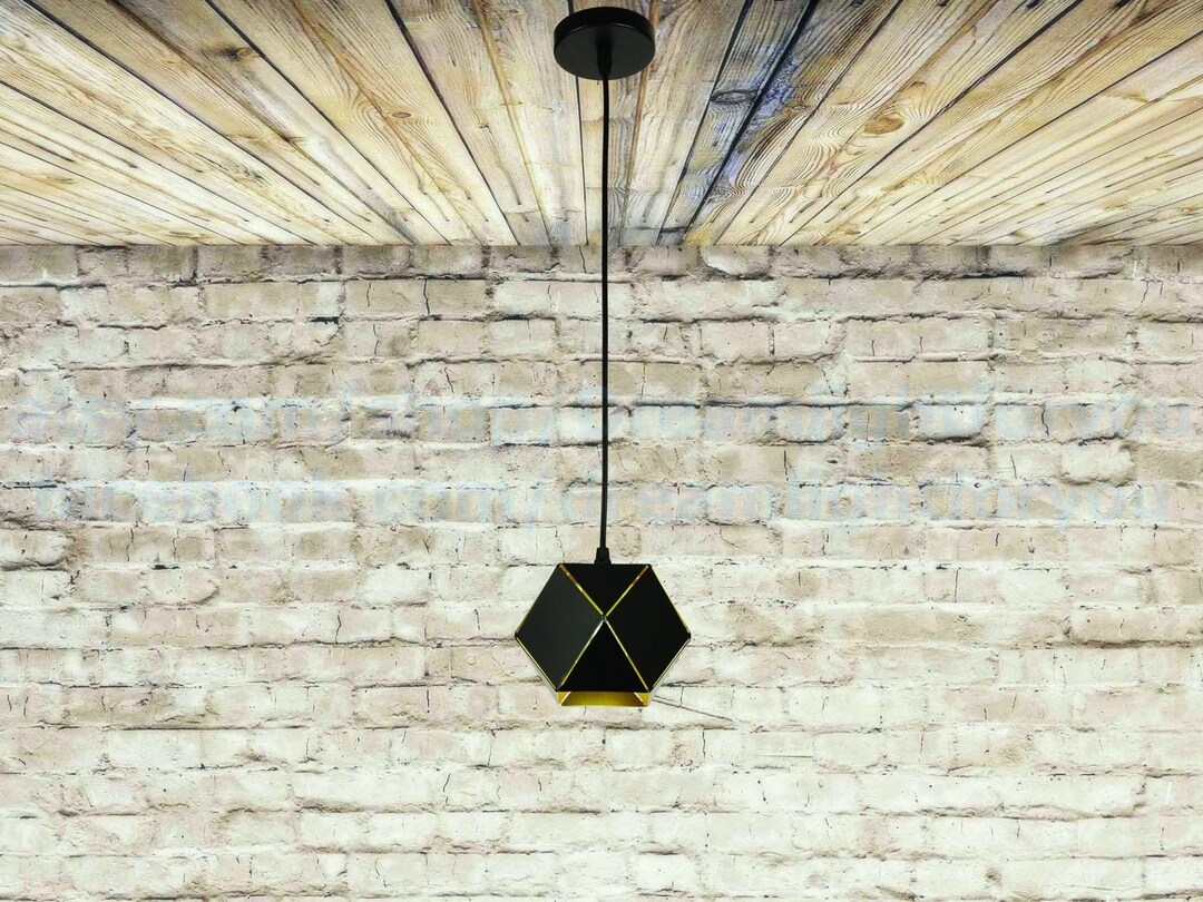 Modern Tiny Pendant Light Polygon Pendant Lighting Kitchen Island ...