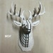 Big Deer Head Cardboard Animal Head 3D Puzzle Animal Head MDF - Etsy