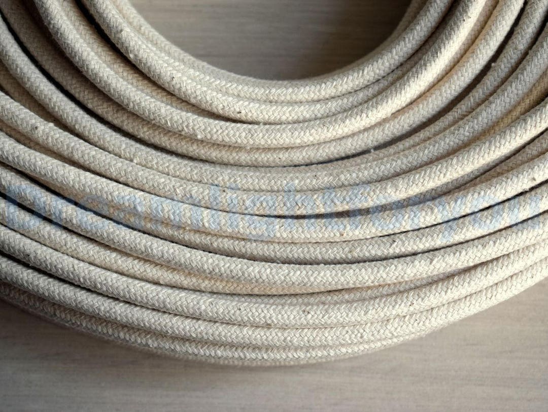 Cotton Textile Cable 1-25m (3-80ft) Fabric Covered Wire Fabric Lamp ...