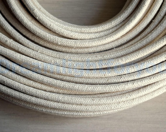 Fabric Covered Wire 6 Feet DIY Textile Cable Color Cord Retro Loft ...