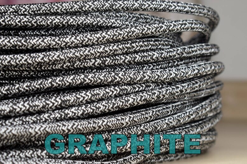 Textile Cable 10-100meters (33-330ft) Fabric Covered Wire Cloth Covered ...
