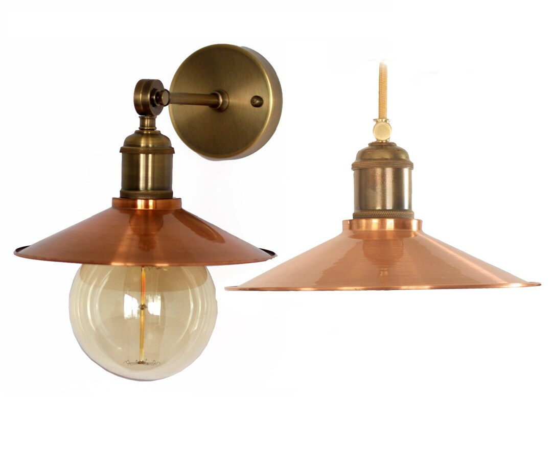 Handmade Copper Pendant Light & Copper Sconce Outdoor Pendant Light ...