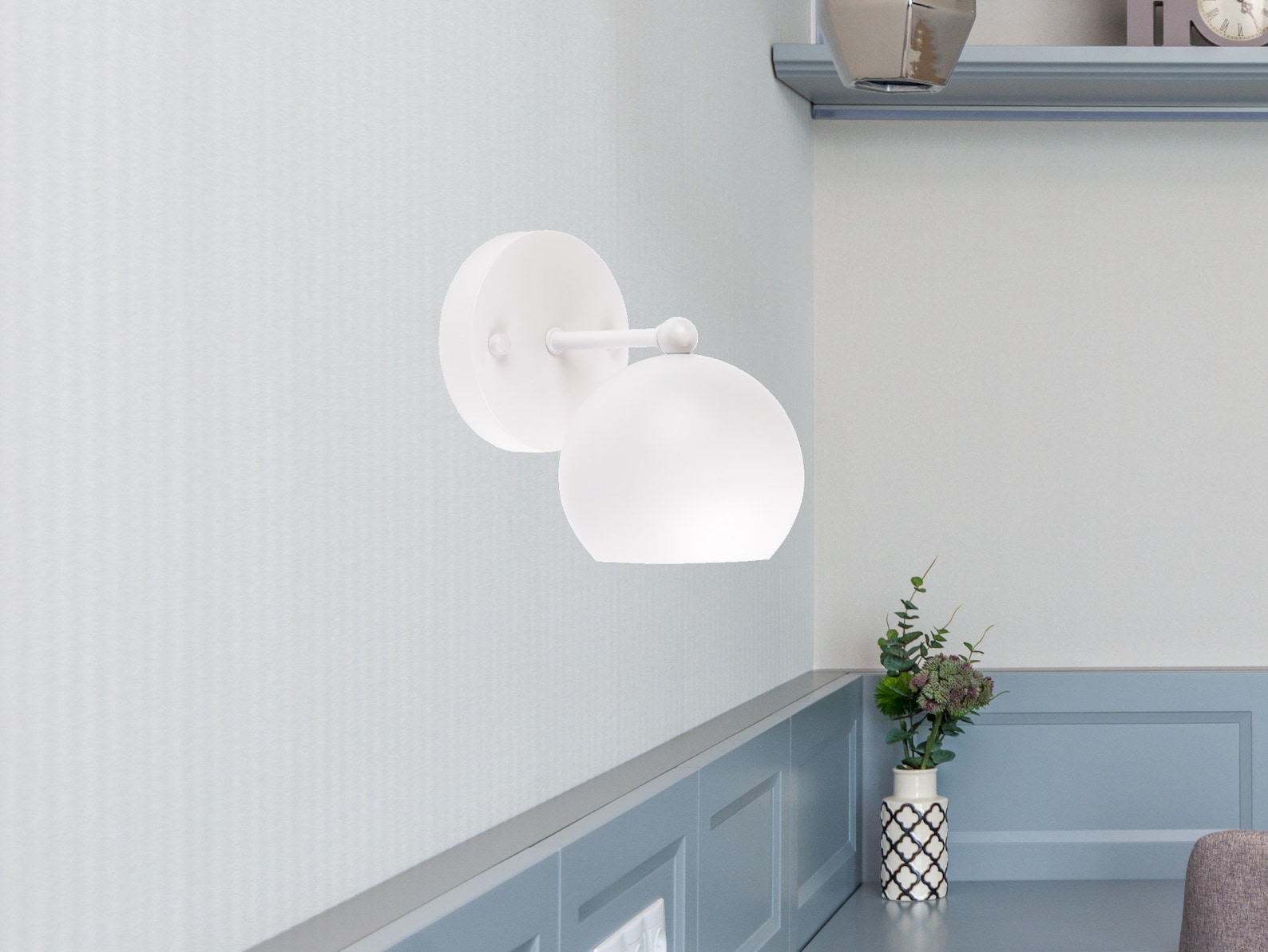 Rose wall sconce Compact Wall sconces light set Pink sconce | Etsy