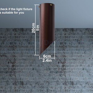 Flush Mount Sloped Pipe Ceiling Light Fixture Brass Patina Cylindrical ...