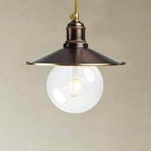 Red Copper Pendant Light Vintage Rustic Pendant Lighting Porch Pendant ...