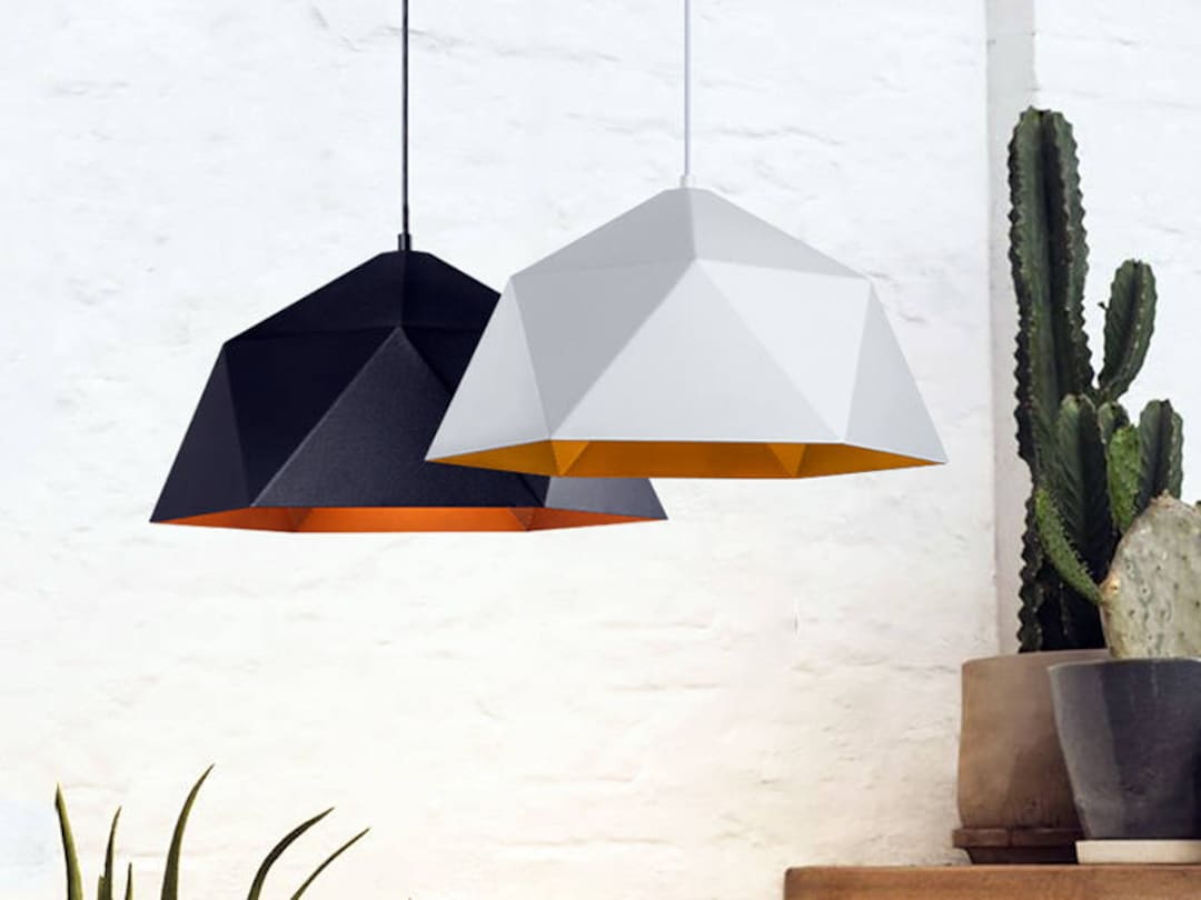Polygon Pendant Light Fixture Modern Pendant Lighting Kitchen ...