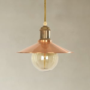 Red Copper Pendant Light Vintage Rustic Pendant Lighting Porch Pendant ...