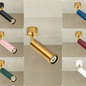 Navy Blue Tubular Double Sconce Spotlight Lamp Double Spotlight Wall ...