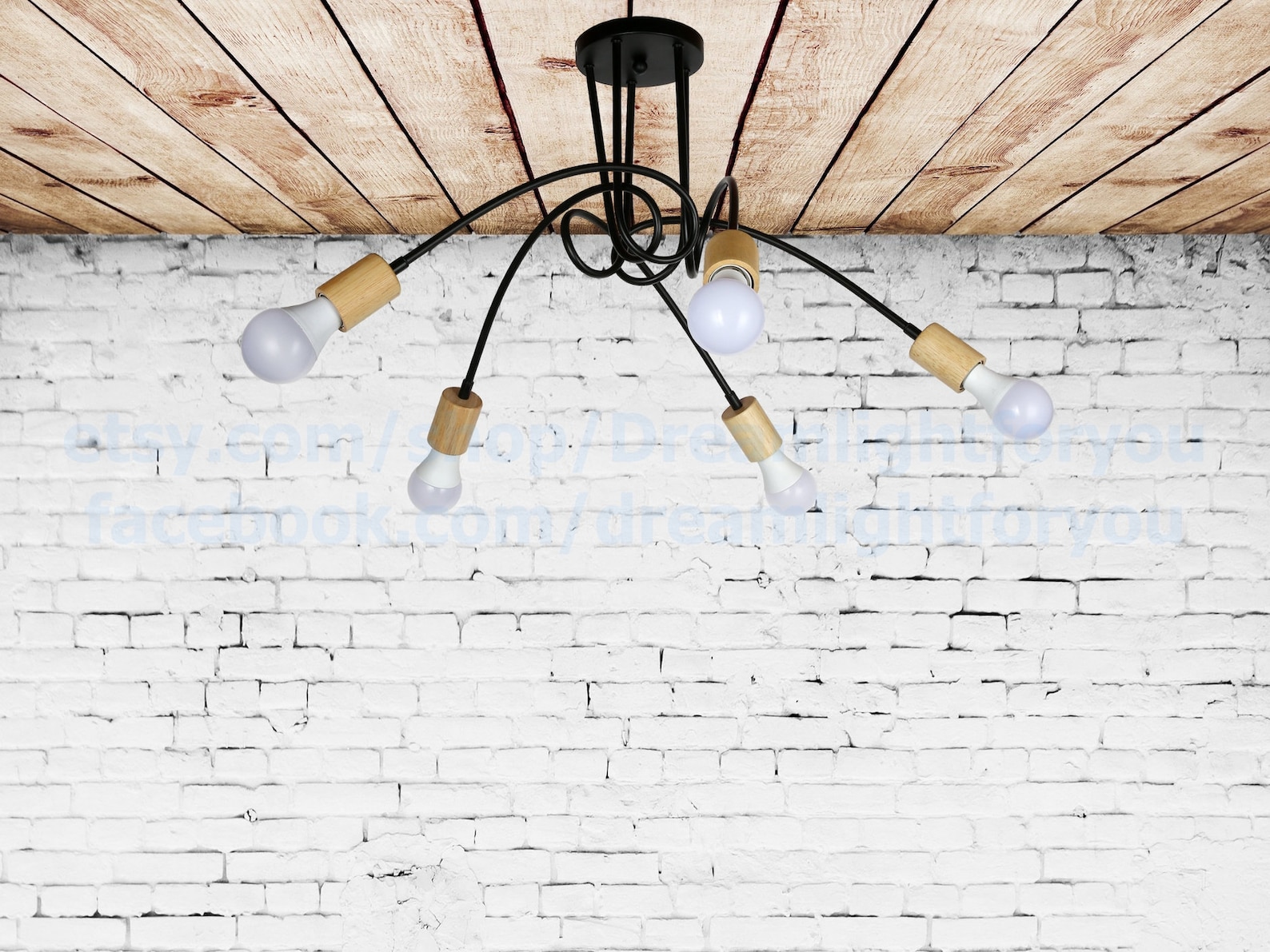 Multi-light Ceiling Light Pendant Light Industrial Chandelier - Etsy UK
