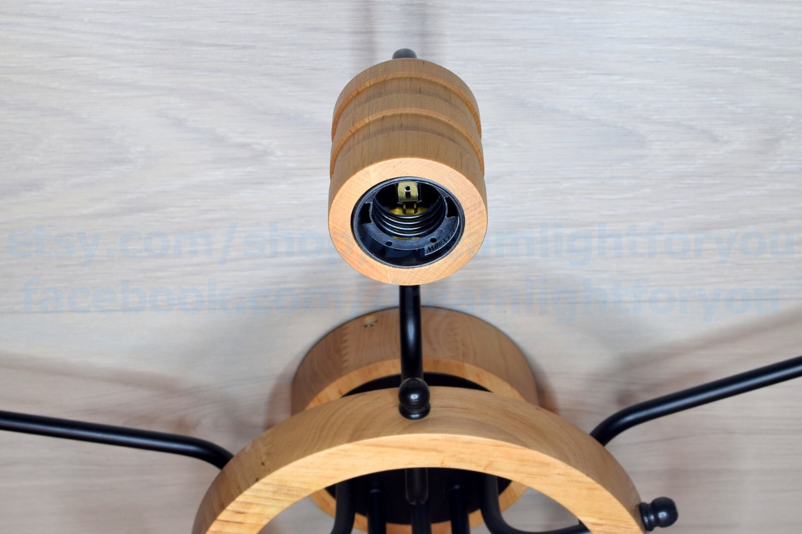 Wooden farmhouse lighting Dining light Rustic Pendant light | Etsy