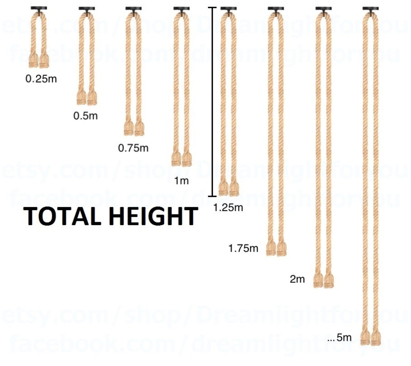 Double Head Jute Rope Pendant Light Manila Rope Lamp Hemp Rope 2 Lights ...