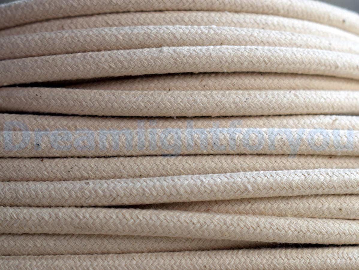 Cotton Textile Cable 1-25m 3-80ft Fabric Covered Wire | Etsy