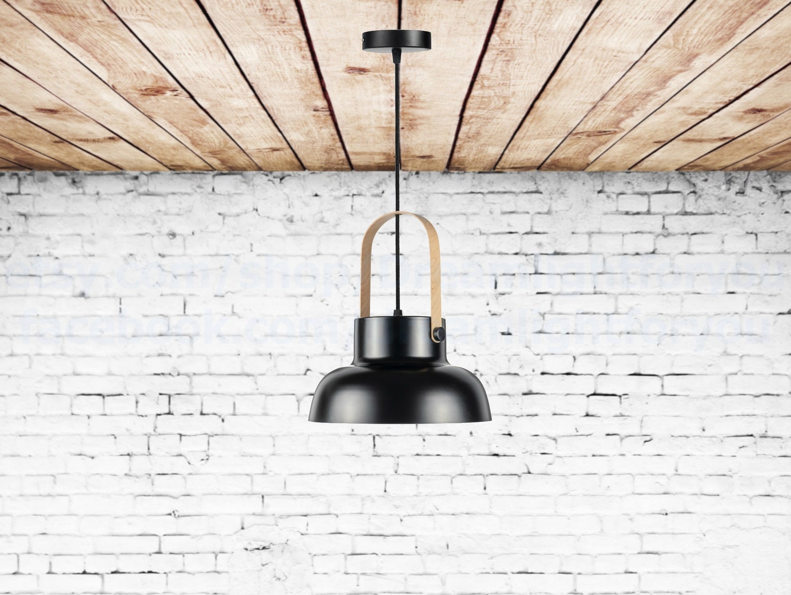 Black Flat Pendant Lighting Black Flat Shade Pendant Light Fixture ...