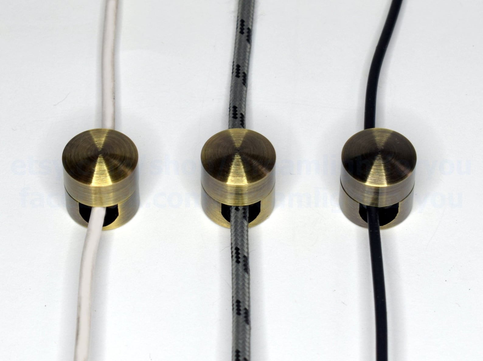 Bronze Cable Organizer Metal Cord Clip Cable Clips for Work Desk Cable ...