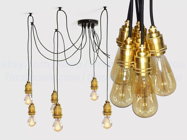 Spider Chandelier 3-15 Pendant Light Kitchen Chandelier - Etsy