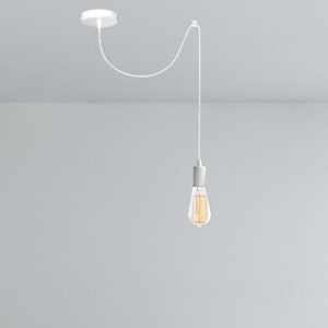 Swag Wood Pendant Light off Center Ceiling Lamp Swag Mount Pendant ...