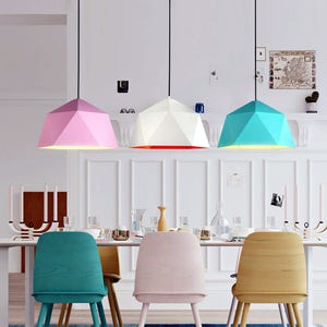 Polygon Pendant Light Fixture Modern Pendant Lighting Kitchen ...