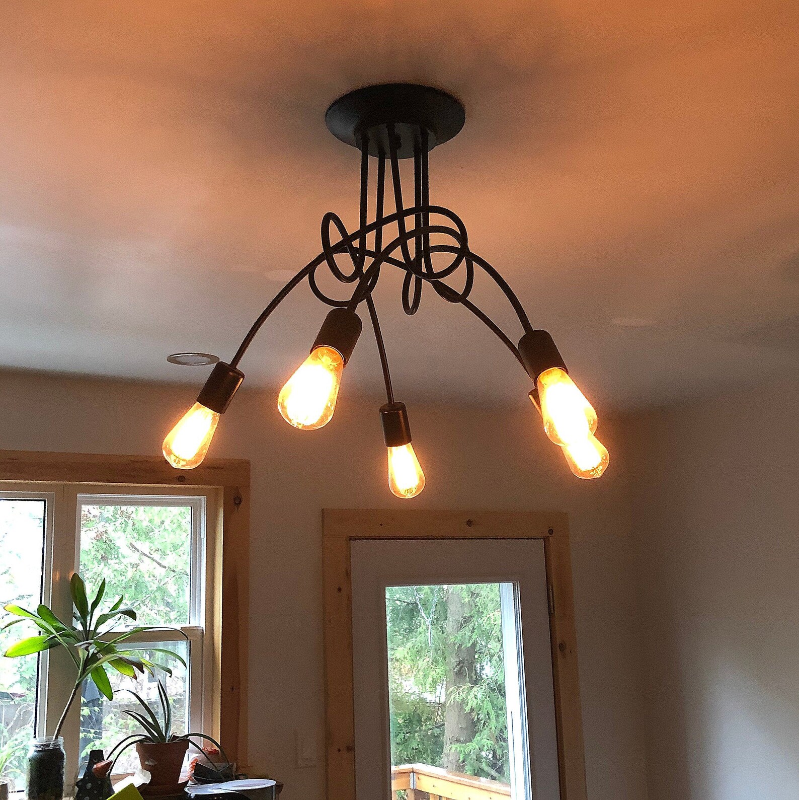 Multi-light Ceiling Light Pendant Light Industrial Chandelier Ceiling ...