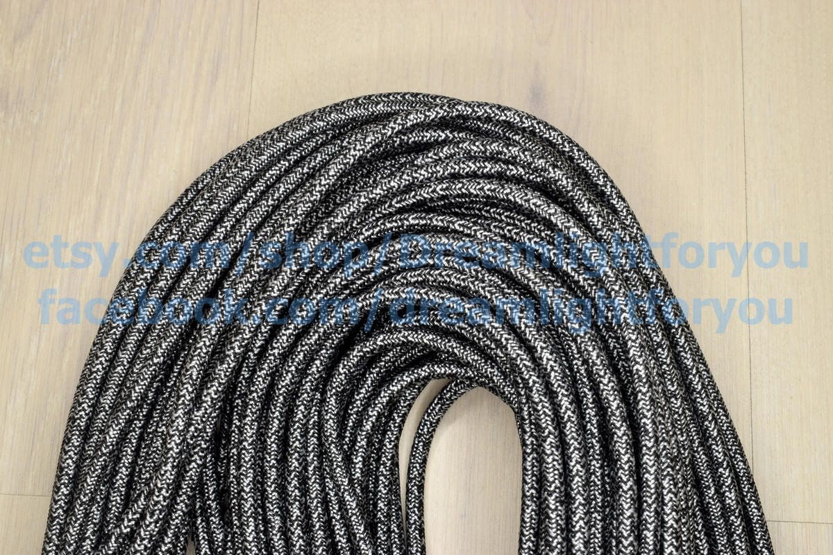 Fabric Wire 1-25meters 3-80ft Lamp Wire Fabric Cable Fabric - Etsy