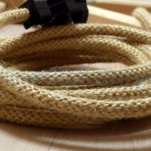 Textile Cable 1-100 Feet Lamp Cord Fabric Covered Cord Cloth Lamp Wire ...