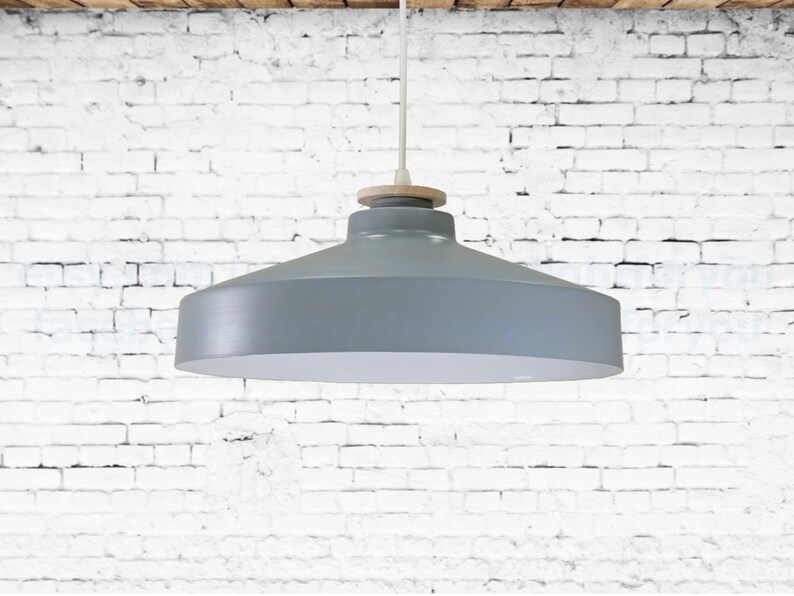 Flat Shade Pendant Light Scandinavian Style Pendant Lighting Kitchen ...