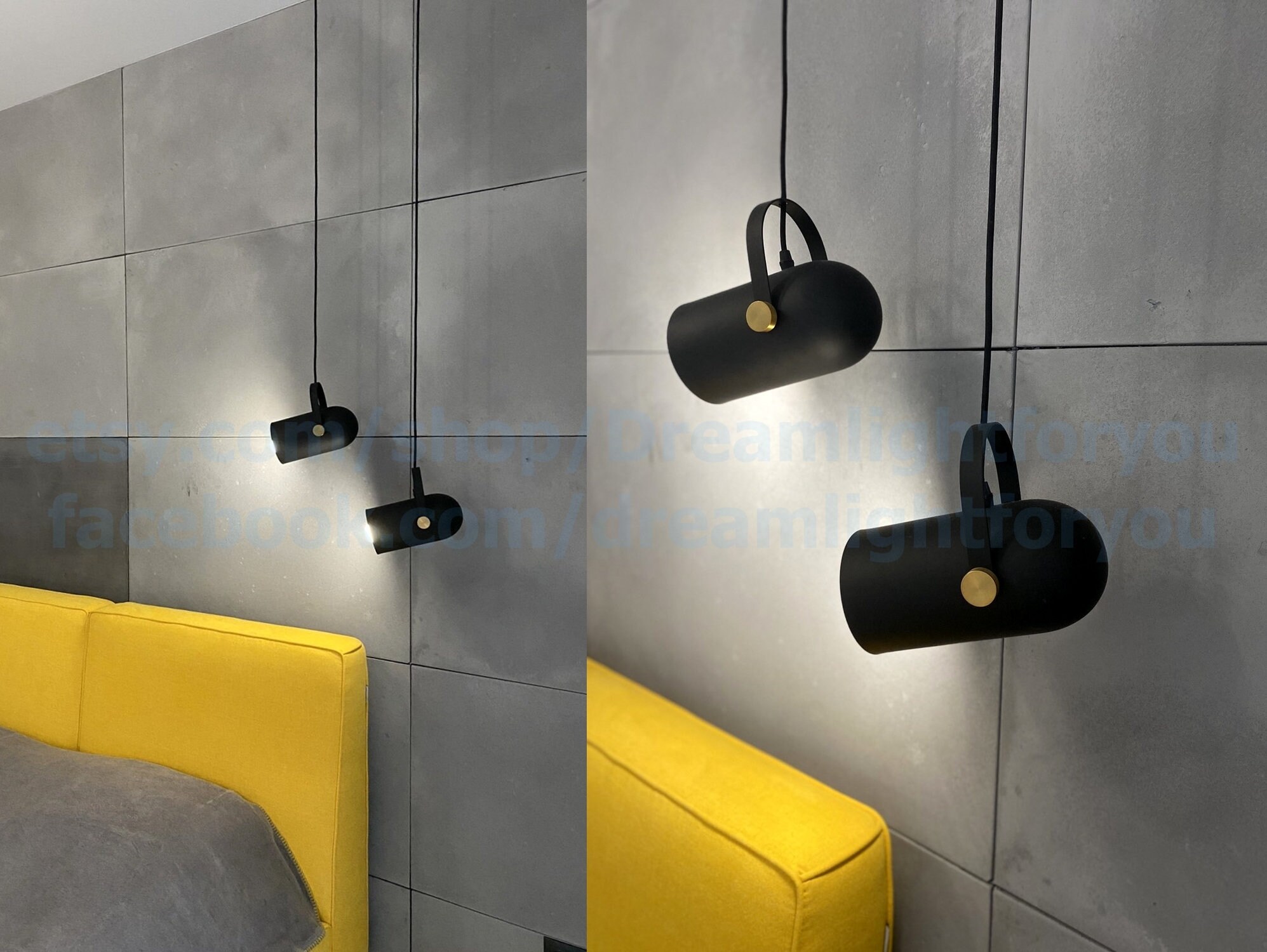 Foco amarillo para niños Lámpara de proyector Lámpara de | Etsy