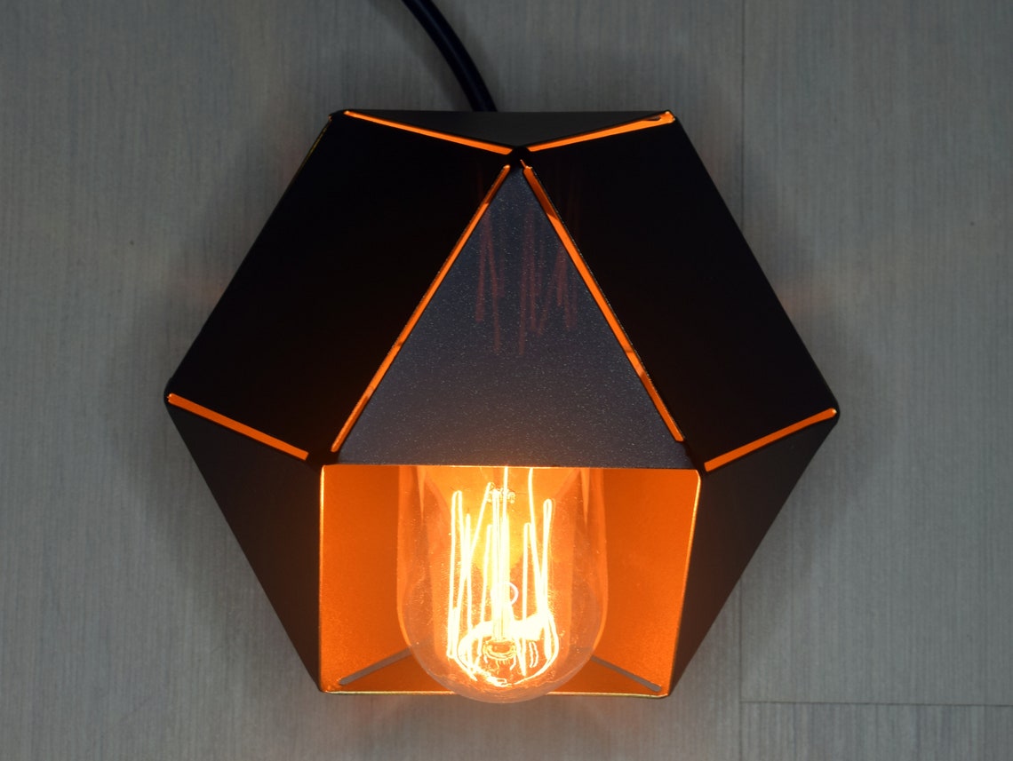 Modern Tiny Pendant Light Polygon Pendant Lighting Kitchen - Etsy