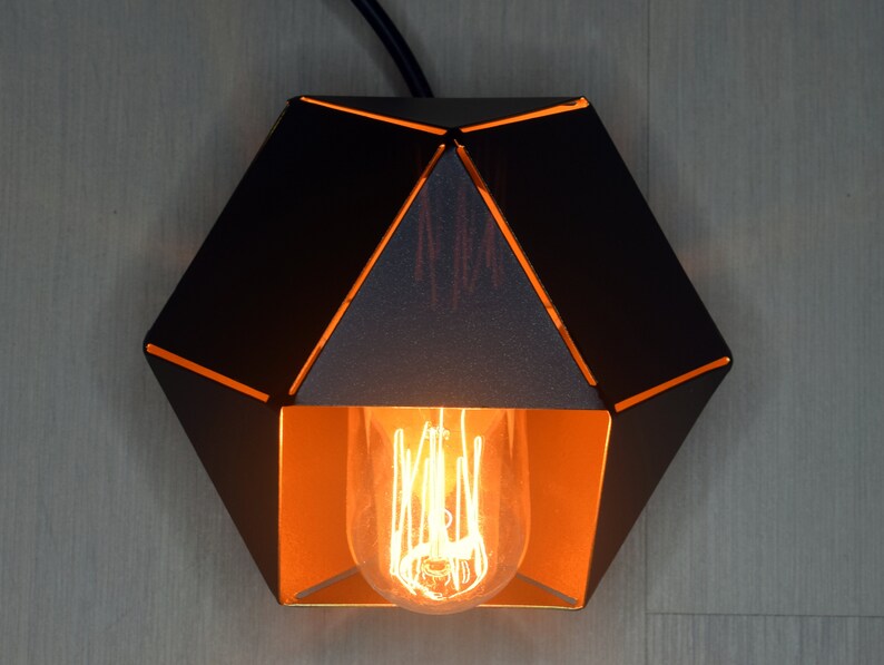 Modern Tiny Pendant Light Polygon Pendant Lighting Kitchen - Etsy