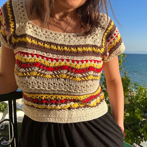 Hand Knit Tank Top - Etsy