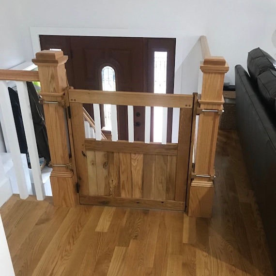 Custom Baby Gate With White Spindles - Etsy