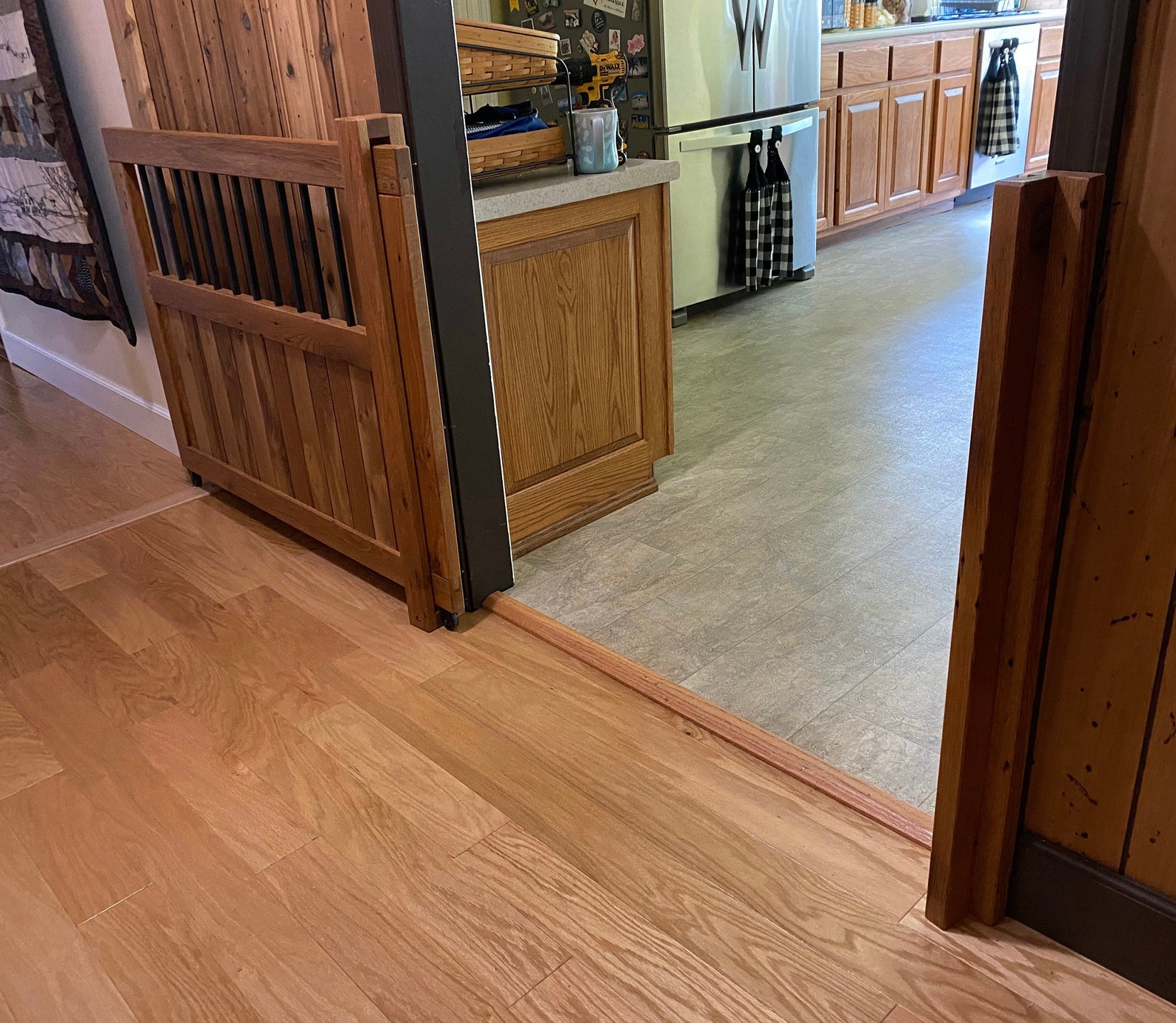 Sliding Custom Pet or Baby Gate, Wood and Metal, for Dogs and Puppies ...