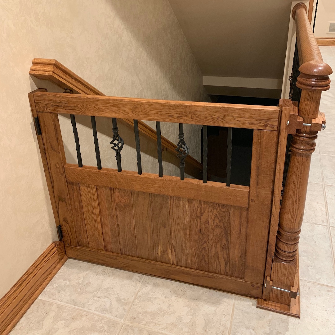 Baby Gate With Baskets and Twists for Toddlers, Seniors With Dementia ...
